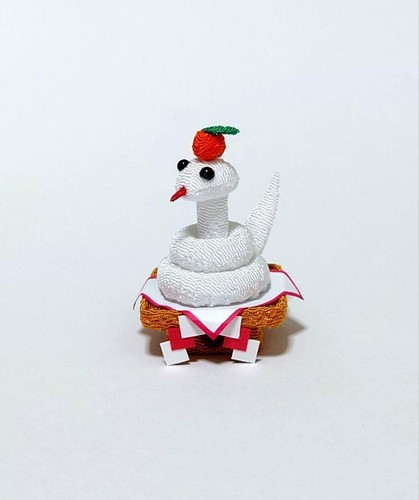 Crepe Crafts Zodiac Snakeyear Kagami Mochi | eBay