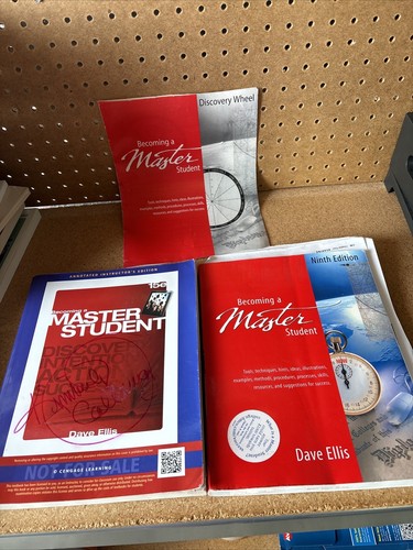 Becoming a Master Student Dave Ellis Instructor’s Ed, 9th Ed, Discovery ...
