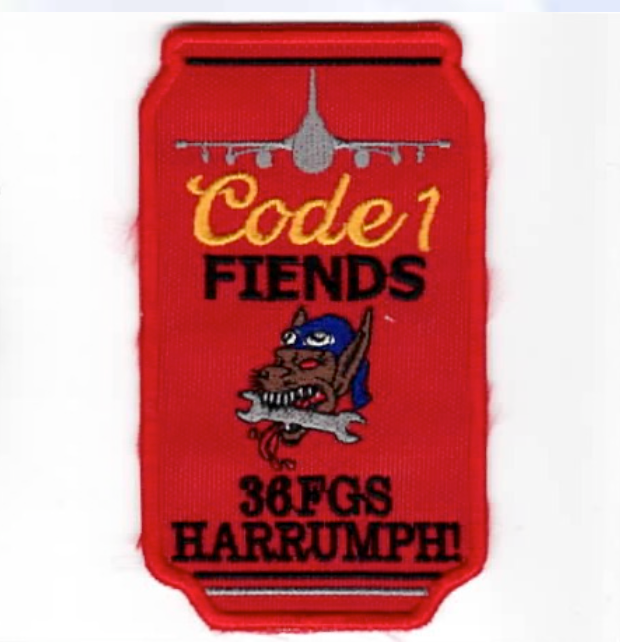 4" 36FS HARRUMPH CODE 1 FIENDS MILITARY EMBROIDERED PATCH | eBay