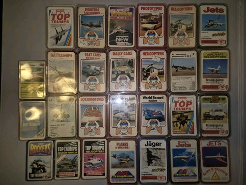 27 X Vintage Top Trumps/Ace Trump 1970/80s | eBay UK