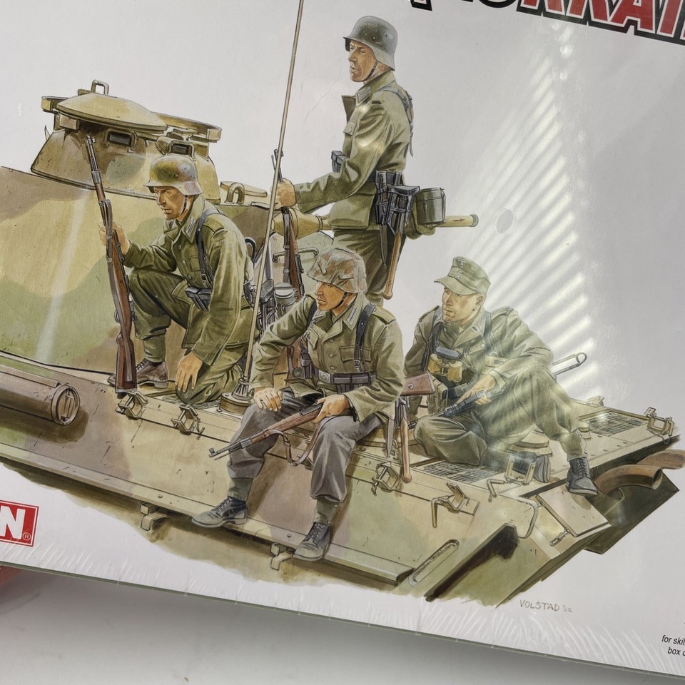 Dragon Panzer Riders Lorraine 1944 Figure Set New Sealed Box 6156 1:35 ...