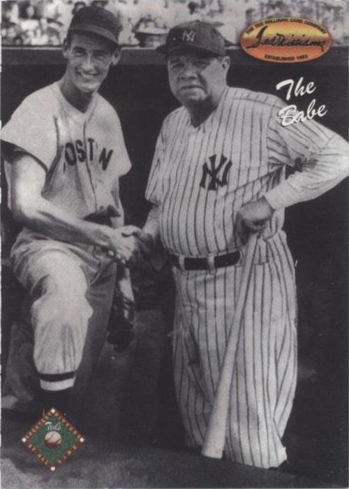 1993+Ted+Williams+Card+Company+-+%23121+Ted+Williams%2C+Babe+Ruth for ...