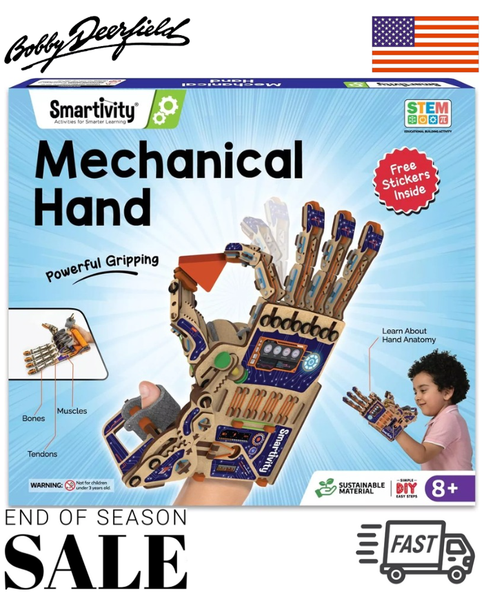 Smartivity Robotic Mechanical Hand STEM Toy Kids 8-14 Years Old Gift ...