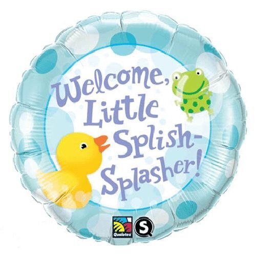 7pc Welcome Little Splish-Splasher Rubber Duck Gender Neutral Baby ...
