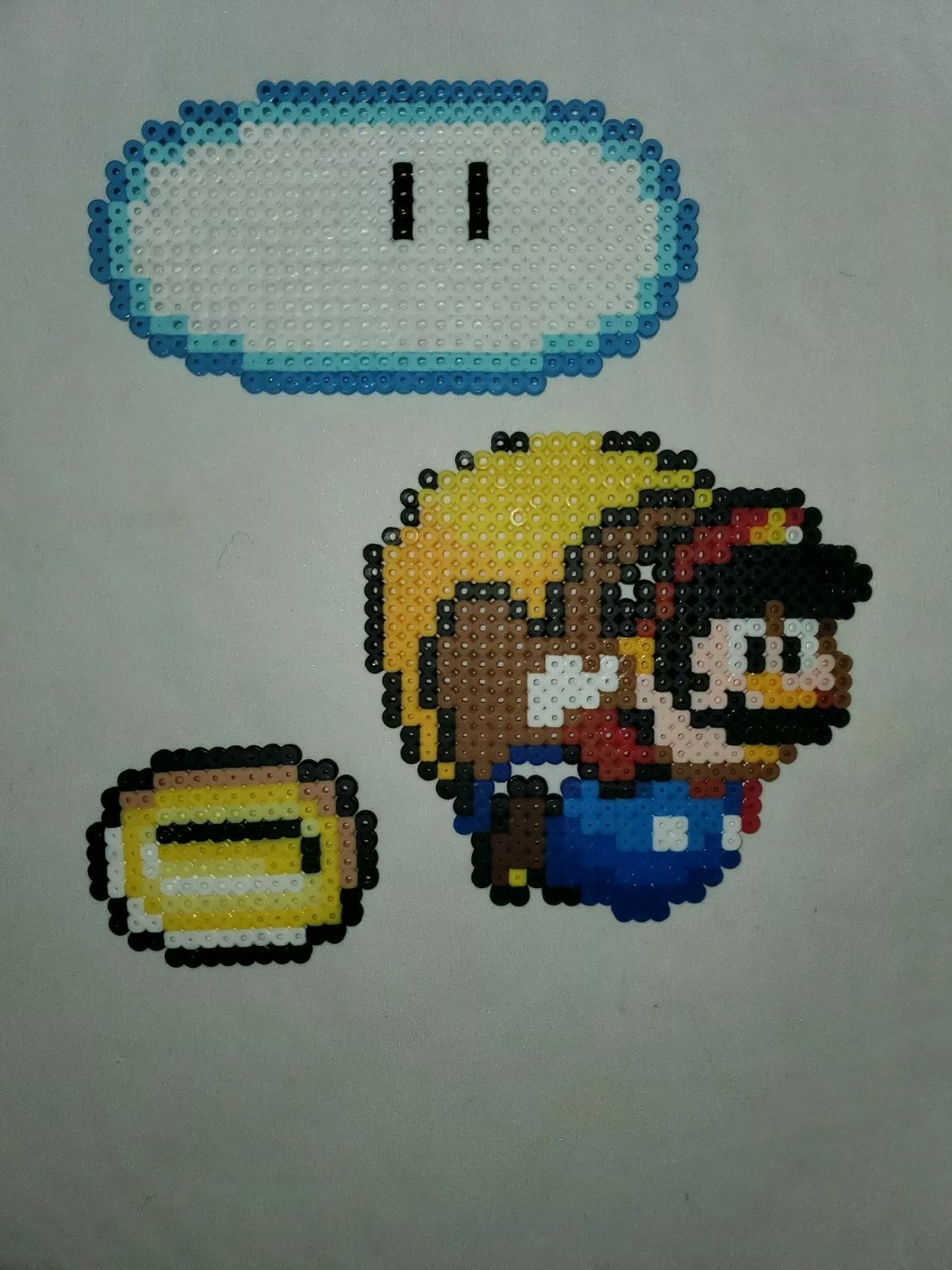Super Mario World Perler Bead/Pixel Art 12''x36'' - glwec.in