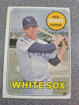 1969 Topps - [Base] #494 Ken Berry Very Good Baseball card White Sox ...