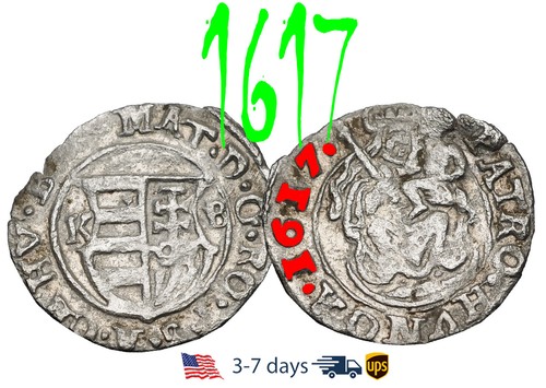 Hungary Denar 1617 Habsburg Dynasty Mathias, Silver Coin #33399 | eBay
