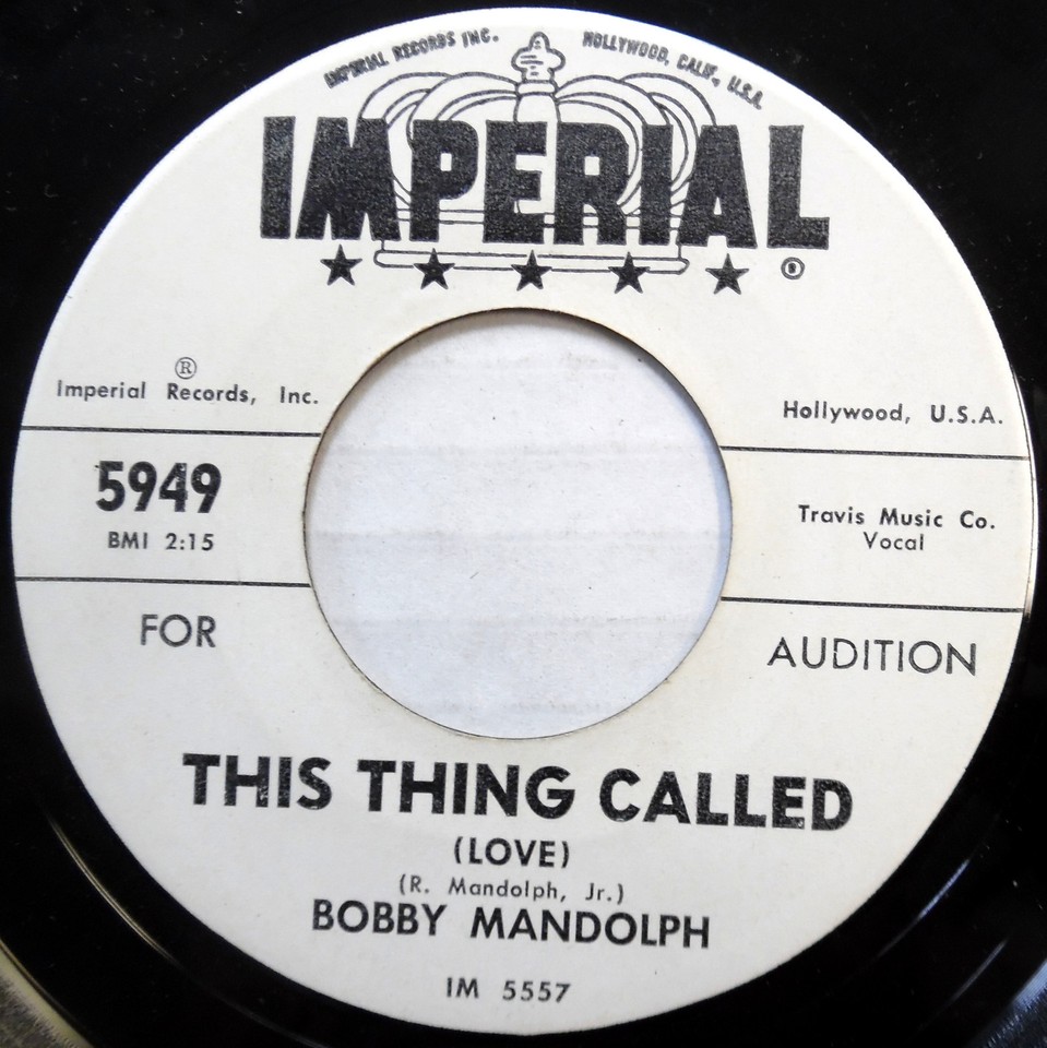BOBBY MANDOLPH vg++ Northern Soul W.L Promo 45 Gonna Be Some / This ...