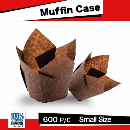 MUFFIN CASES LINER CHOC MINI P30-600/PC CUPCAKE CAKE BOX TULIP MUFFIN ...