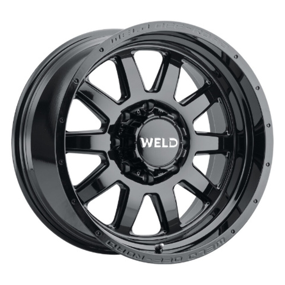 Weld Off-Road W168 20X9 Stealth 8X165.1 ET00 BS5.00 Gloss Black 125.1 | eBay
