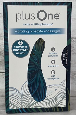 Plus One Vibrating Prostate Massager Rechargeable & Waterproof | eBay