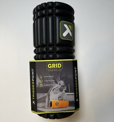 TriggerPoint Grid Massage Foam Roller Hollow Core Black And Green New ...