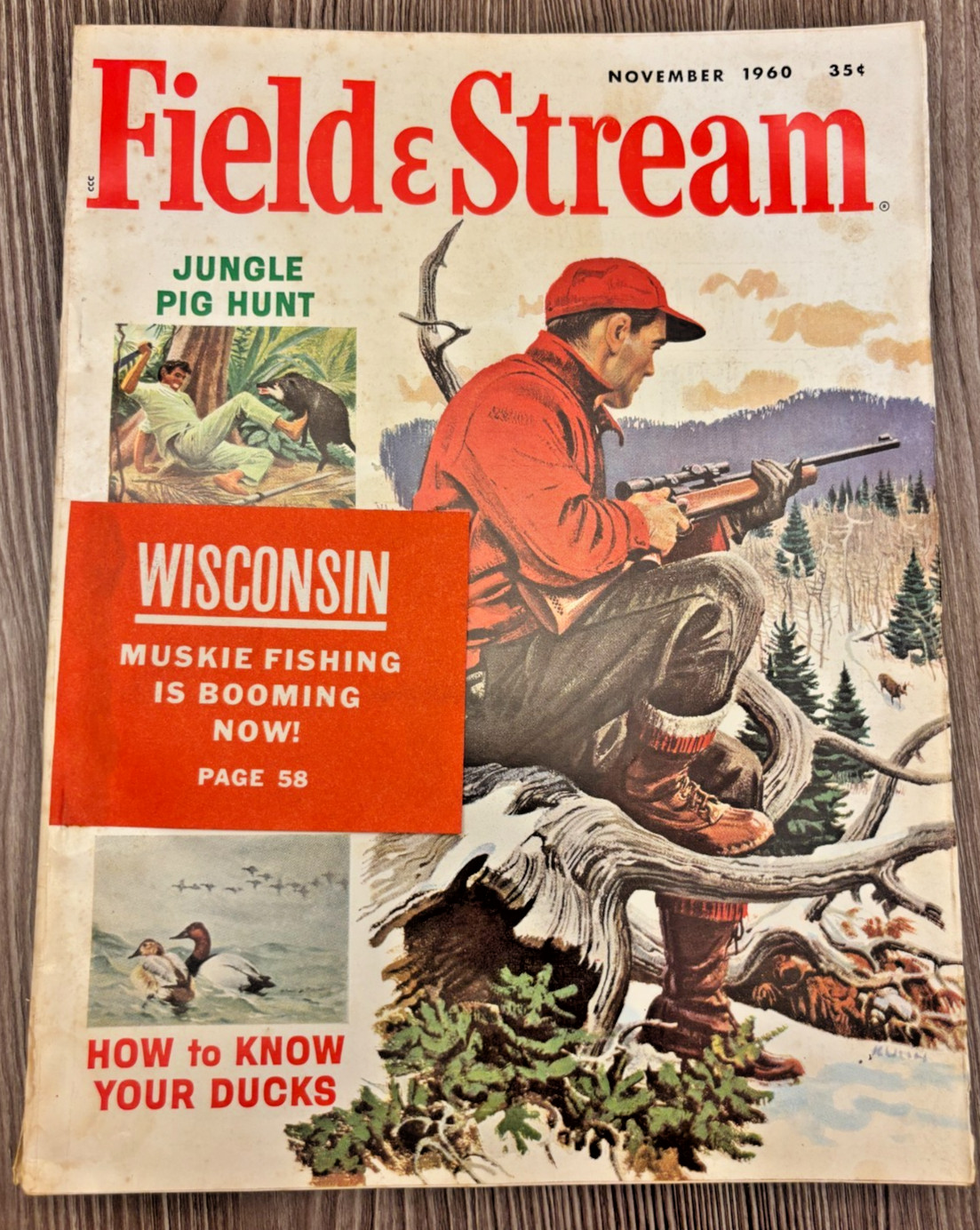 Field & Stream November 1960 Vintage Magazine Hunting & Fishing Ephemera