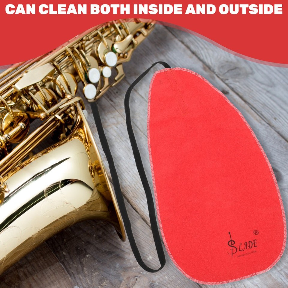 Clarinet Tube Cleaner Cloth Red Instrument Cleaning And Maintenance ...