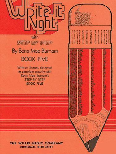 Write It Right - Book 5 Bk. 5 : Written Lessons Designed to Correlate ...