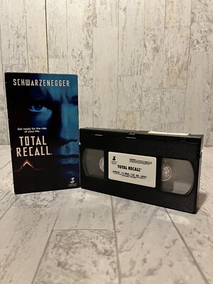 Total Recall VHS!!! (1990) Arnold Schwarzenegger!!! Sharon Stone ...