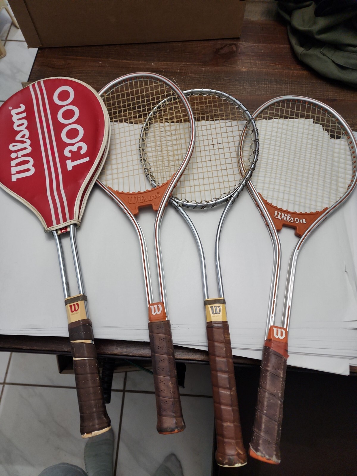 Lot Of 4 Vintage Wilson Metal Tennis Racquets | eBay