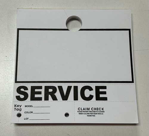 Auto Service Claim Tag - 1,000 count | eBay