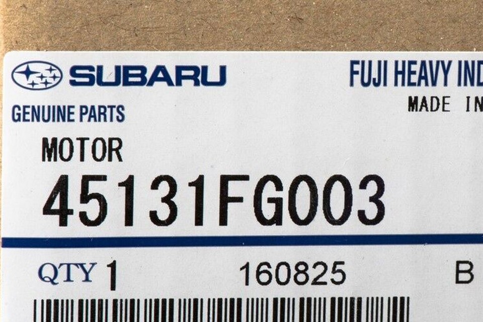 2008-2018 Subaru Radiator Cooling Fan Motor Forester Impreza OEM NEW ...