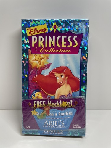 Vintage Disney Princess Collection ARIEL'S Wish Upon a Starfish VHS New ...