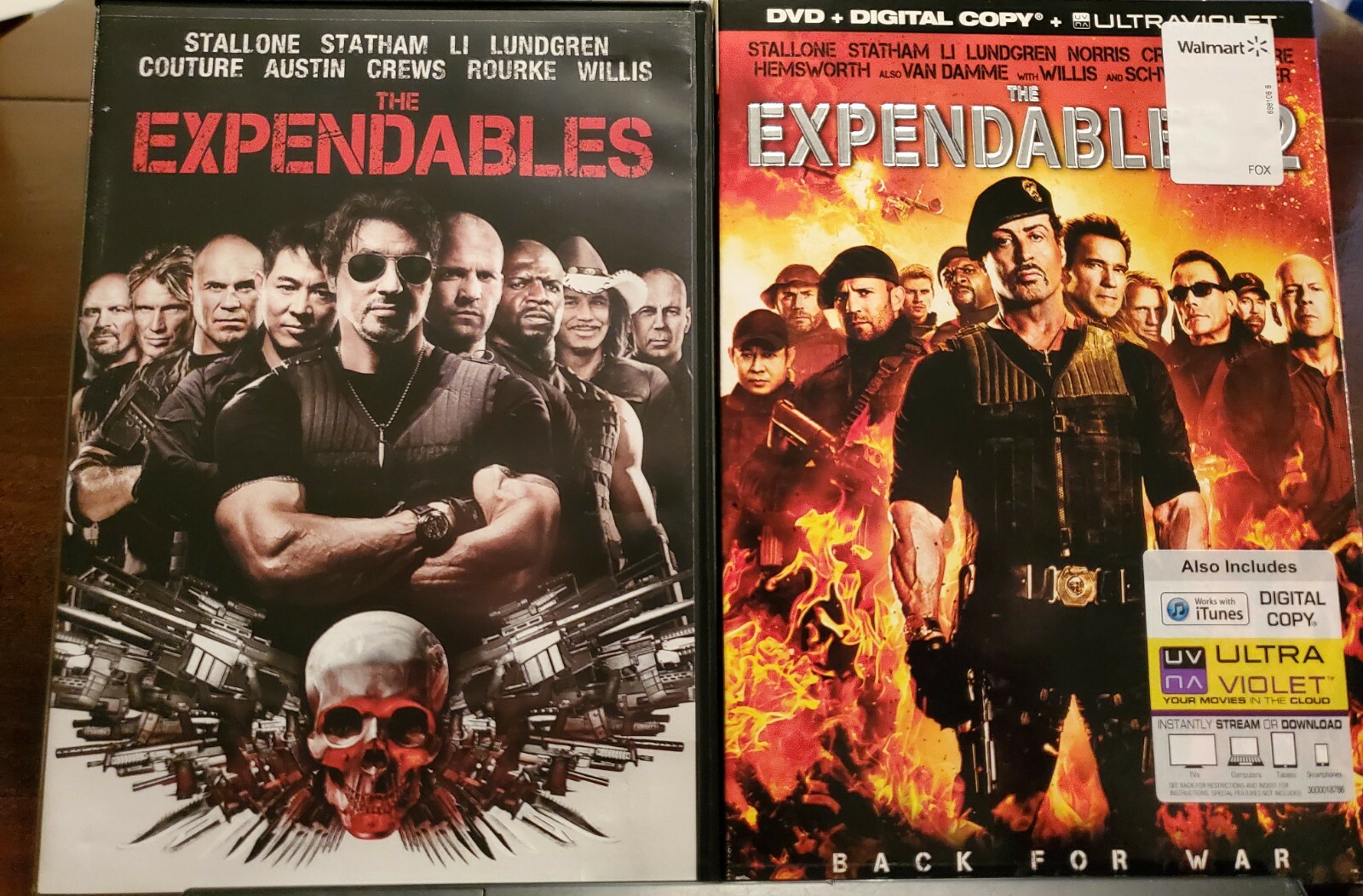 The Expendables 1-2 DVD Lot Sylvester Stallone | eBay