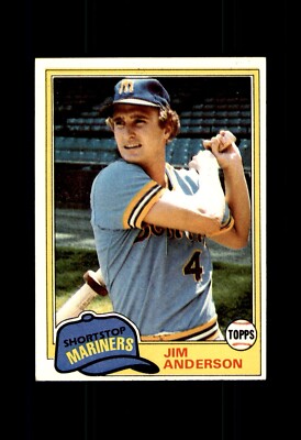 1981 TOPPS BASEBALL #613 JIM ANDERSON | eBay