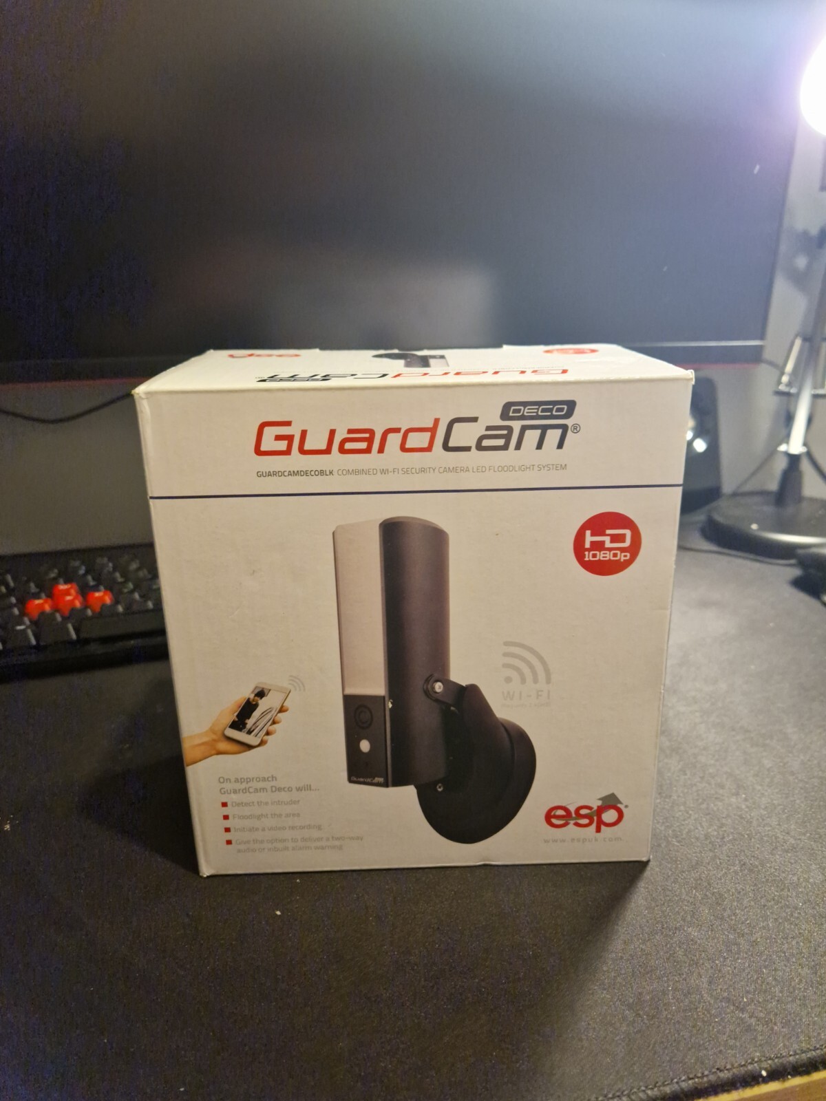 ESP Guardcam Deco 1080p Combined Wi-Fi Indoor/Outdoor Security Camera ...