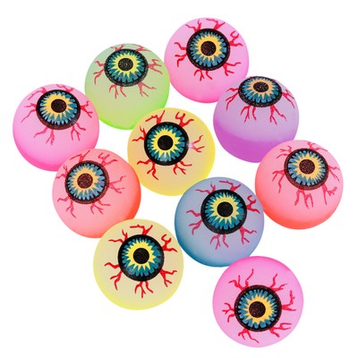 20 Pcs Flying Eyeball Bouncing Glasses Balls for Kids Rubber Jumpers ...