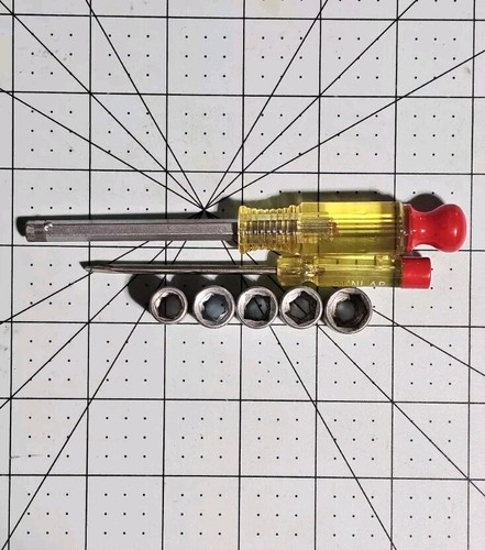 Vintage Sears Hex Drive Socket Set & Dunlap Pocket Screwdriver | eBay