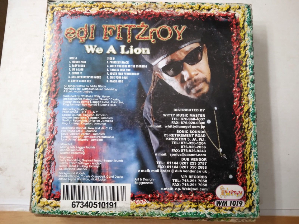 Edi Fitzroy – We A Lion - Vinyl LP 2000 | eBay