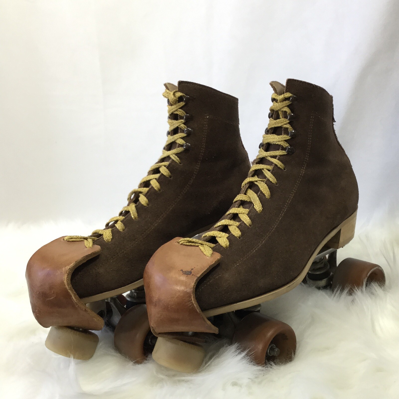 Vintage Norele Roller Skates Sz 10, Zinger Wheels, Suede, Chicago ...