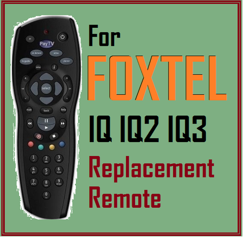New_ Foxtel Remote Control / Compatible Foxtel iQ IQ2 IQ3 & AV Sender ...