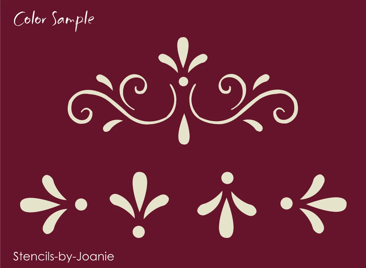 Scroll Stencils
