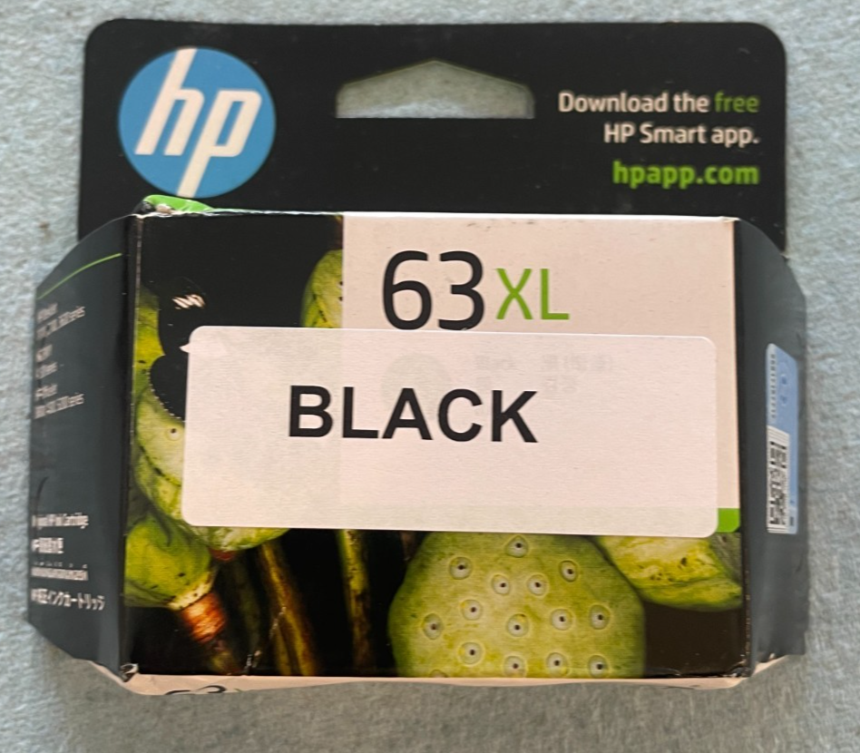 Genuine HP 63XL-63 Black Ink Cartridge DeskJet OfficeJet Envy Exp 5/ ...