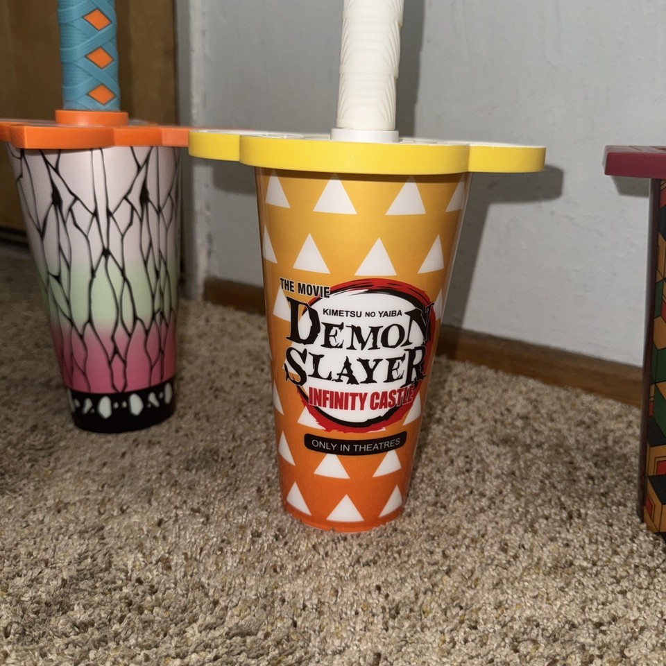 Demon Slayer Infinity Castle Cup Set Of 4 AMC Exclusive | eBay