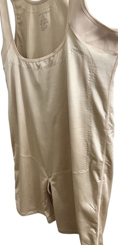 Secret Solutions Body Shaper Under Bust Mid Thigh Split Crotch ...