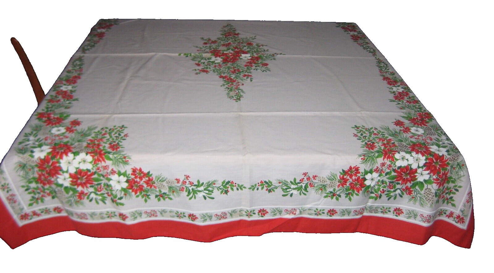 Christmas Tablecloth Vintage | eBay