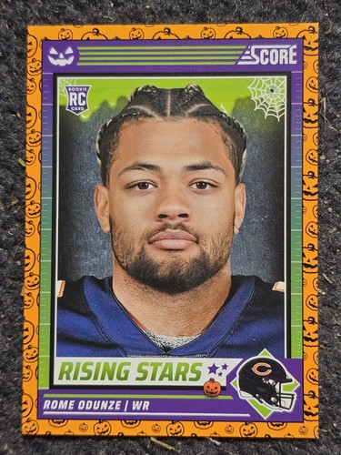 2024 Score-A-Treat Rome Odunze Rising Stars Pumpkin RC | eBay