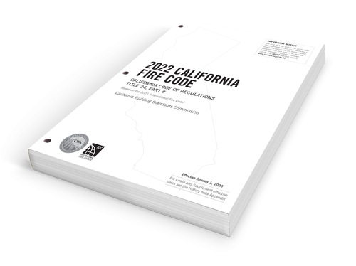 2022 California Fire Code, Title 24, Part 9 by International Code ...