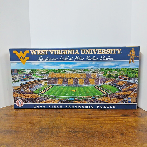 WEST VIRGINIA MOUNTAINEERS PANORAMIC JIGSAW PUZZLE 1000 PC MILAN PUSKAR ...