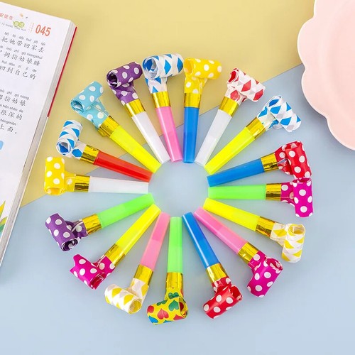 30Pcs Colorful Party Blowouts Whistles Noice Maker Toys for Kids ...