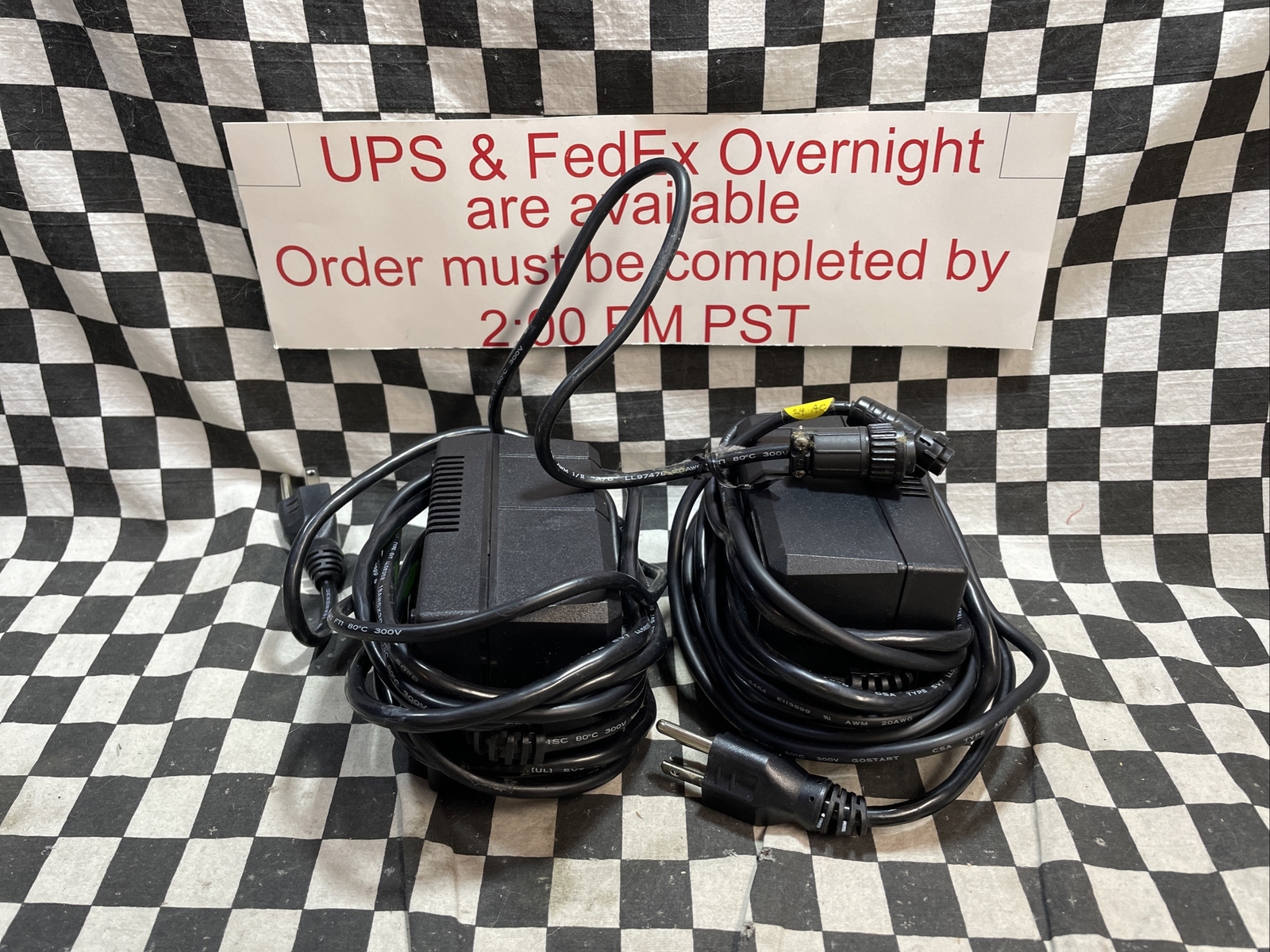 APX POWER SUPPLY AG569H, 120V 70Hz .7amp, 3 PINS, LOT OF 2, Shipsameday ...
