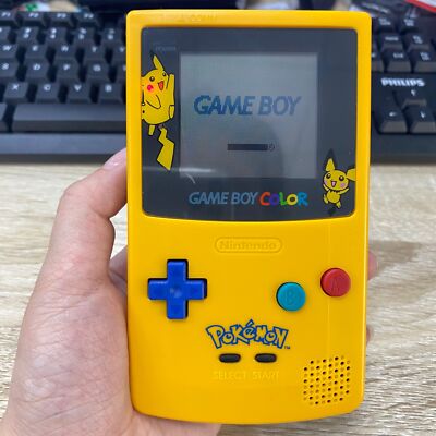 *NEW SCREEN* Nintendo Game Boy Color GBC Pikachu Pokemon Limited ...