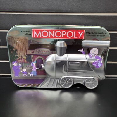 Monopoly Collector's Edition in Embossed Train Tin | eBay