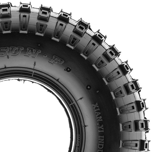 Set 2 SunF 145/70-6 145/70x6 14x6-6 Sport ATV & Go Karts Knobby Tires 6 ...