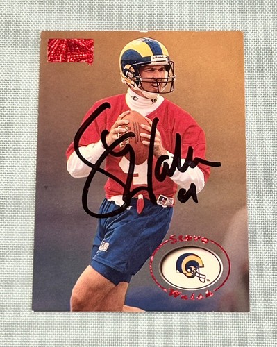 Steve Walsh 1996 Skybox Rubies Ruby Signature Signed Autograph AUTO TTM ...