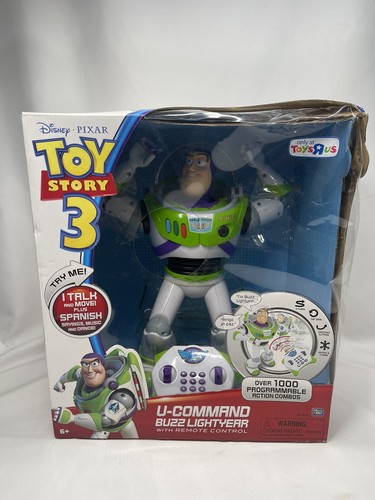 DISNEY PIXAR TOY STORY 3 U COMMAND BUZZ LIGHTYEAR REMOTE CONTROL NOS ...