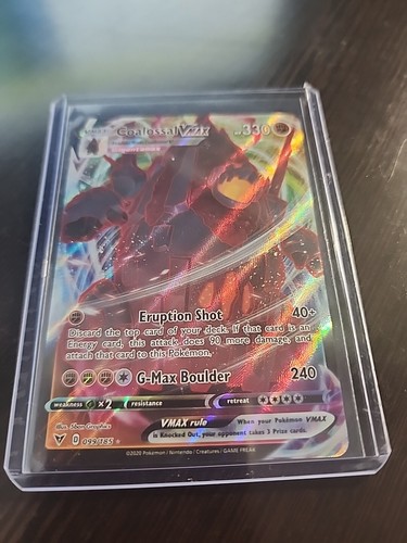Pokémon TCG Coalossal Vmax Vivid Voltage 099/185 Holo Ultra Rare | eBay