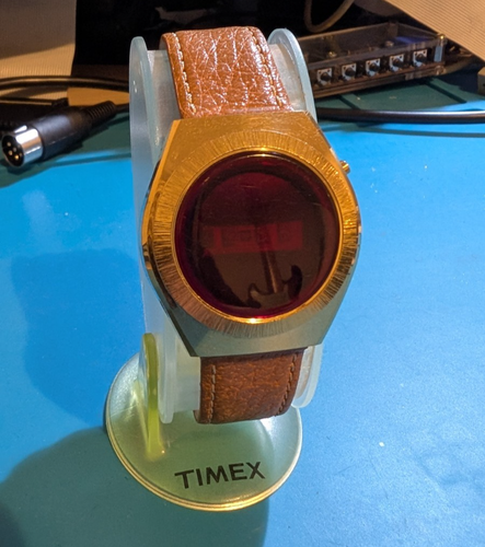 Lovely Timex LED Watch , Vintage 1970's Fully working - new batteries ...