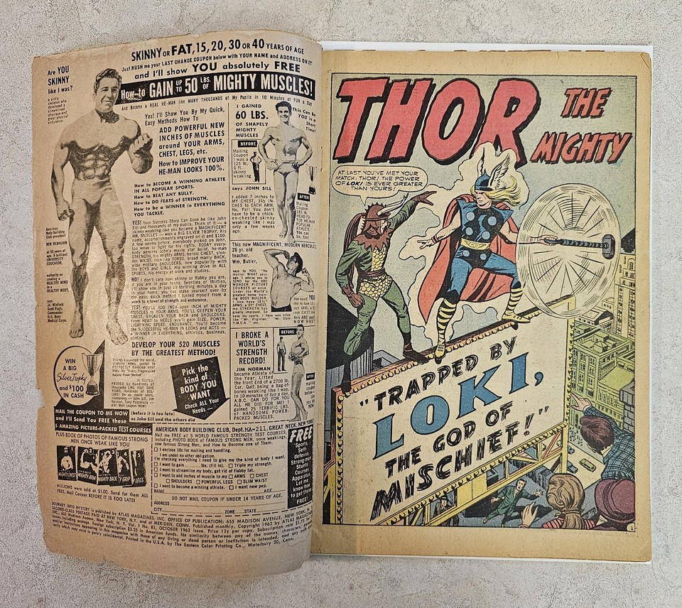 Journey Into Mystery Issue 85 First Loki Appearance Third Thor ...